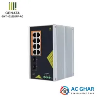 Genata 8+2 Port Gigabit Industrial PoE Switch - GNT-IG1210FP-AC | AC GHAR