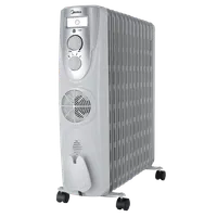 Midea 15 Fin Oil Radiator Heater - NY2315-15EFA: Efficient Heating ...