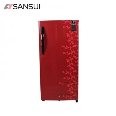 Sansui Single Door Red Floral Refrigerator 200 Ltr Single Door | AC GHAR