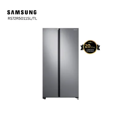 Samsung 700 Ltr Side-By-Side Refrigerator - RS72R5011SL/TL | AC GHAR