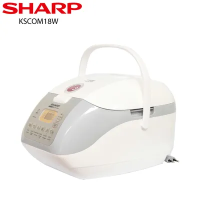 Sharp 1.8 L Jar Electric Rice Cooker - KSCOM18W | AC GHAR