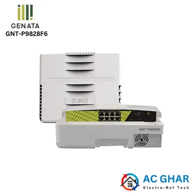 Genata 8+2 Port PoE Switch with Waterproof Junction Box - GNT-P9828F6 ...