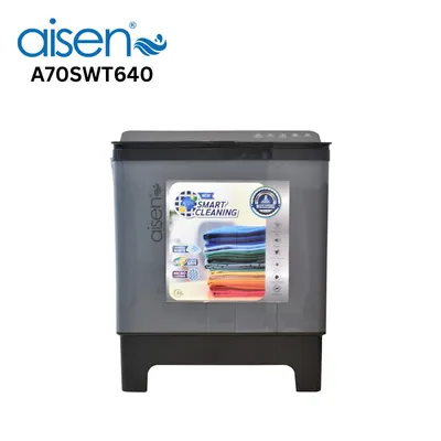 AISEN 7 Kg Semi-Automatic Washing Machine - A70SWT640 | AC GHAR