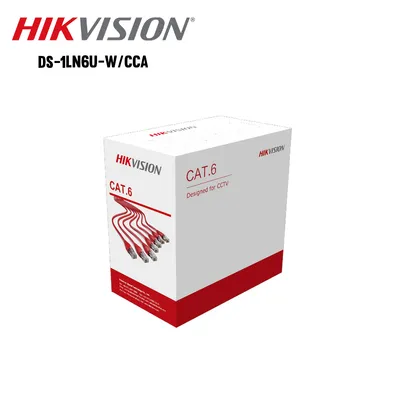 Hikvision Network Cable CAT 6 - DS-1LN6U-W/CCA | AC GHAR