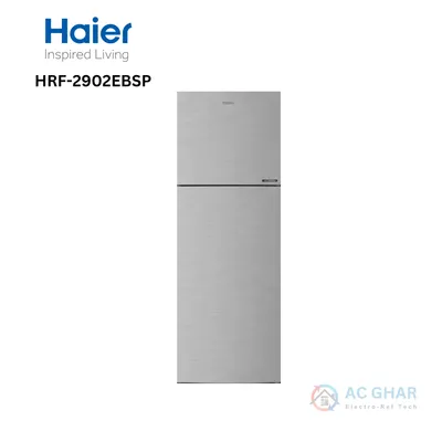 Haier 240L Double Door Refrigerator - HRF-2902EBS-P | AC GHAR