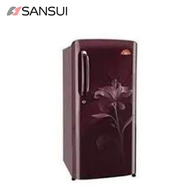 Sansui 170 ltr Burgundy Blue Floral Refrigerator | AC GHAR