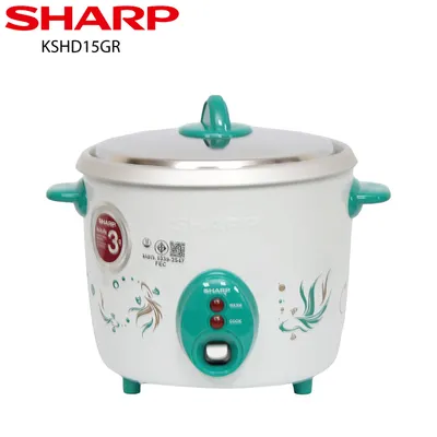 Sharp 1.5 L Electric Rice Cooker - KSHD15GR | AC GHAR