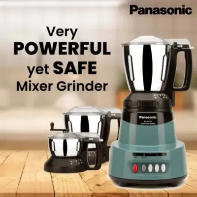 Panasonic 3 Jar Coral Blue Mixer Grinder (MX - AV325) | AC GHAR