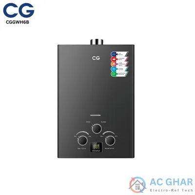 CG 6 Liter Gas Geyser - CGGWH6B | AC GHAR