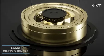 Elica 3 Burner 70 cm Built In Hob - DT MFC 3B 70 SWIRL | AC GHAR