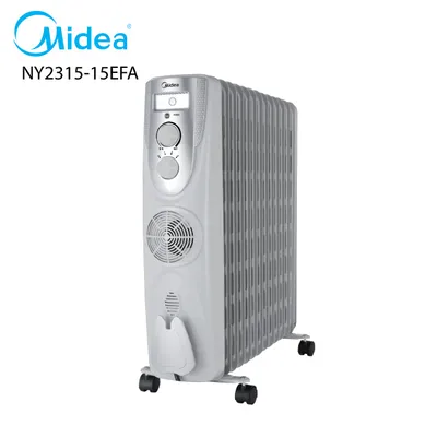 Midea 15 Fin Oil Filled Radiator Heater - NY2315-15EFA | AC GHAR