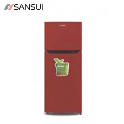 Sansui Red Floral Refrigerator 250 Ltr Double Door | AC GHAR