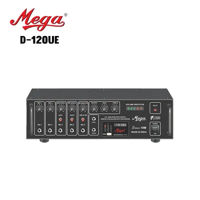 Mega D 120 U P.A Medium Power Mixer Amplifier | AC GHAR