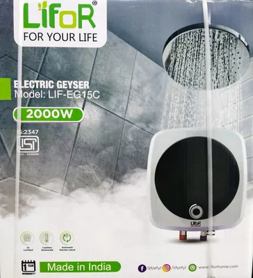 Lifor 15 Ltr Electric Geyser – LIF-EG15C | AC GHAR