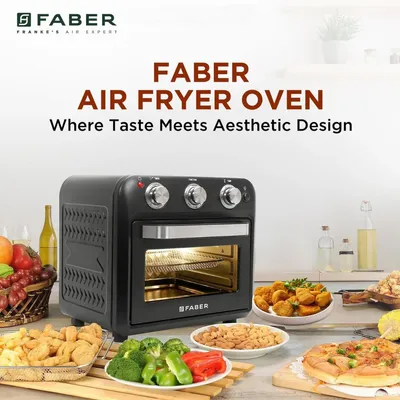 Faber Air Fryer + Oven FAF 20L OVEN 2in1 BK | AC GHAR