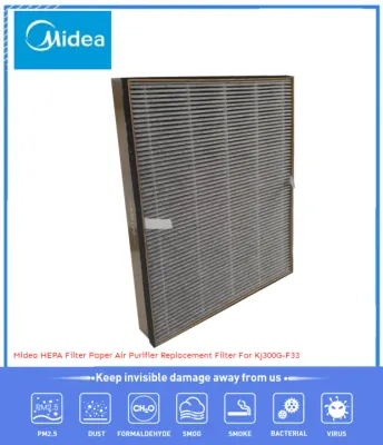Midea HEPA Filter Paper Air Purifier Replacement Filter For KJ300G-F33 ...