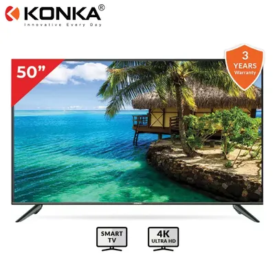 KONKA 50" Inch 4K LINUX SMART TV : UDL50MP667ANTS | AC GHAR