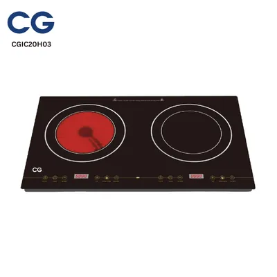 CG 2200W Infrared & Induction Cooktop - CGIC20H03 | AC GHAR
