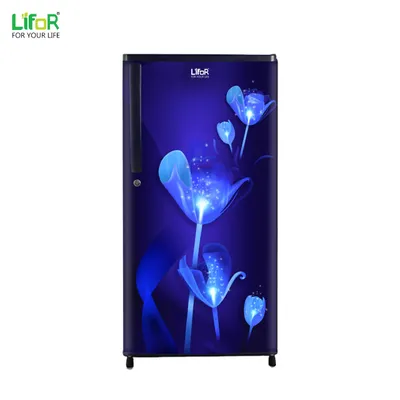 LIFOR 195 Ltr Flower Blue Refrigerator | AC GHAR