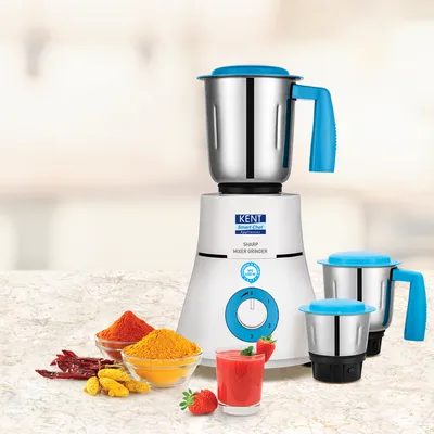 Kent 3 Jar Mixture Grinder 600W - Sharp | AC GHAR