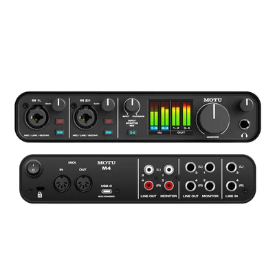 Motu 4-In / 4 Out USB Audio Interface - M4 (3140) | AC GHAR