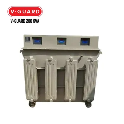 V-Guard 200 KVA Digital Voltage Stabilizer: 190V/460V | AC GHAR