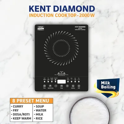 Kent Induction Cooktop 2000W - Diamond | AC GHAR