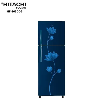 Hitachi Fujian 260L Double Door Refrigerator - HF-263DDB | AC GHAR