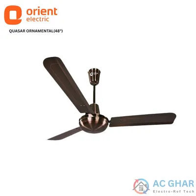 Orient QUASAR ORNAMENTAL 48 Inch Ceiling Fan | AC GHAR