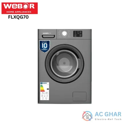 Webor 7 kg Front Load Washing Machine - FLXQG70 | AC GHAR