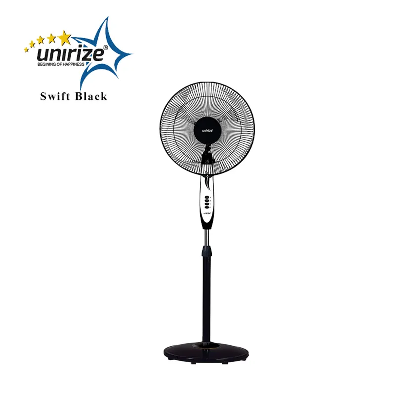 Unirize 1300 RPM Swift Pedestrial Fan - Swift Black | AC GHAR