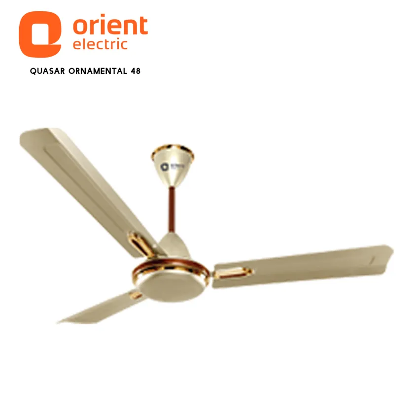 Orient 48-inch Decorative Ceiling Fan - Quasar Ornamental | AC GHAR