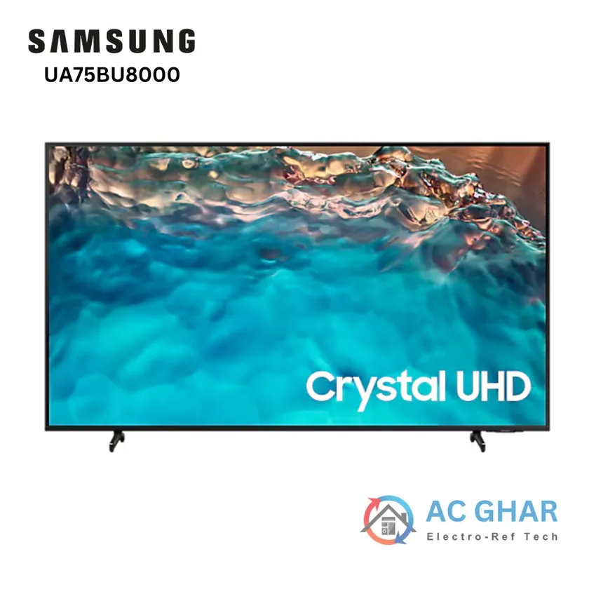 Samsung 75" UHD Smart TV-UA75BU8000 | AC GHAR