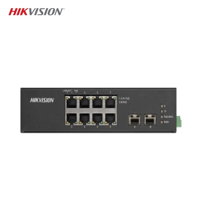 HIKVISION 8 PORT Harsh Env. POE Switch | AC GHAR