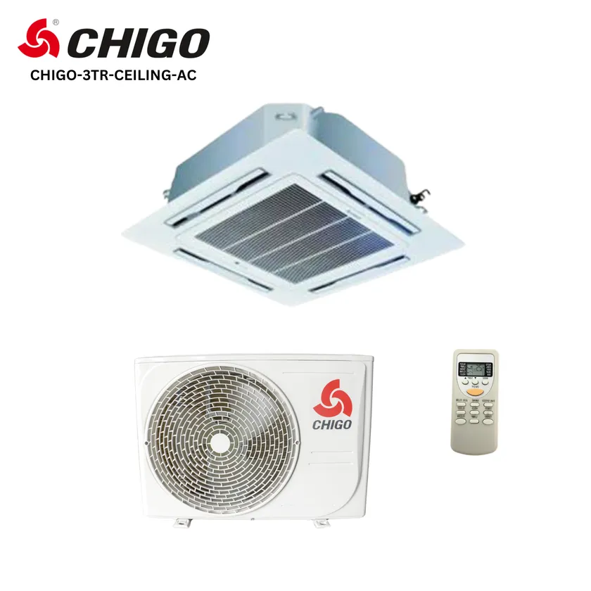 CHIGO 3.0 Ton Non-Inverter Ceiling Cassette Air Conditioner | AC GHAR