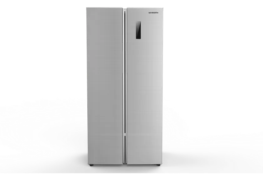 SKYWORTH 430 Liter Inox Side by Side Refrigerator (SBS-500WIM) | AC GHAR