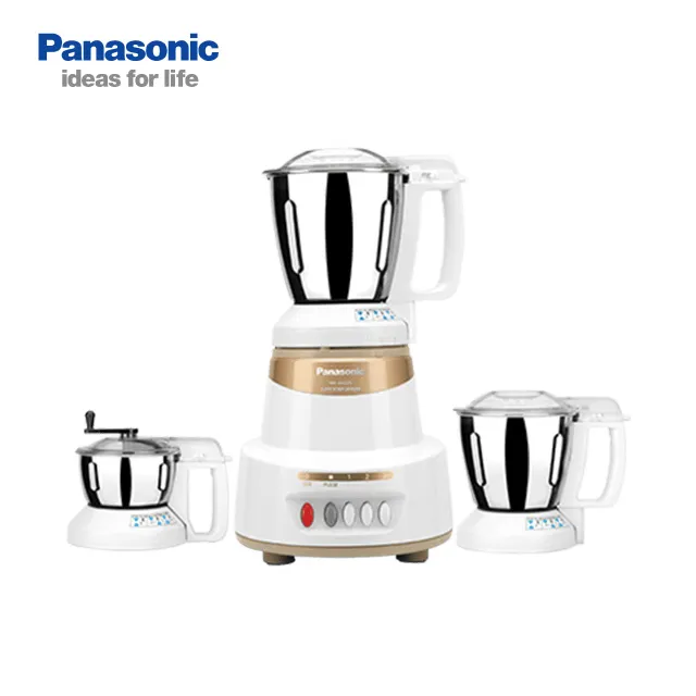 Panasonic 600W Super Mixer Grinder with 3 Jars Marble Gold | AC GHAR