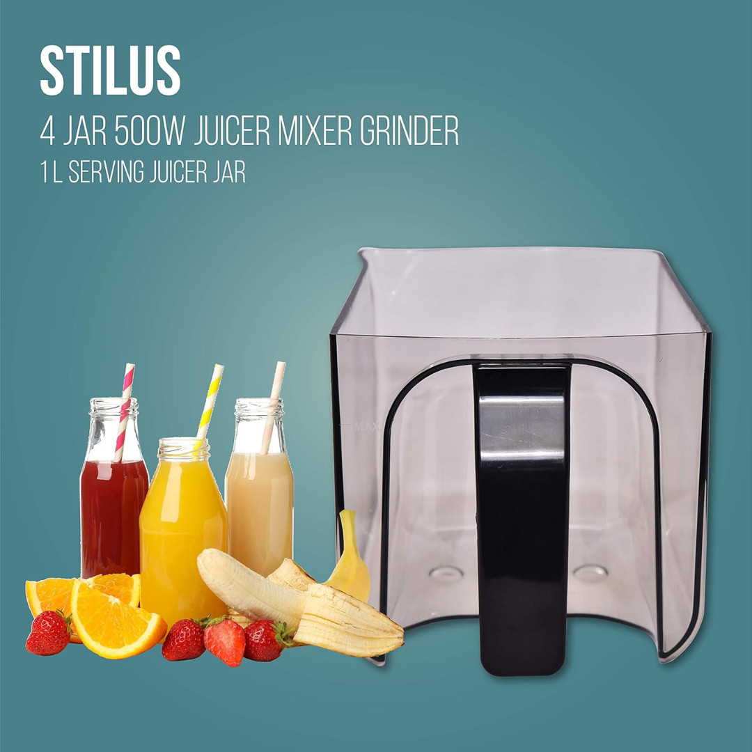 Havells 4 SS Jars with Fruit Filter 500 Watt Mixer Grinder - Stilus ...