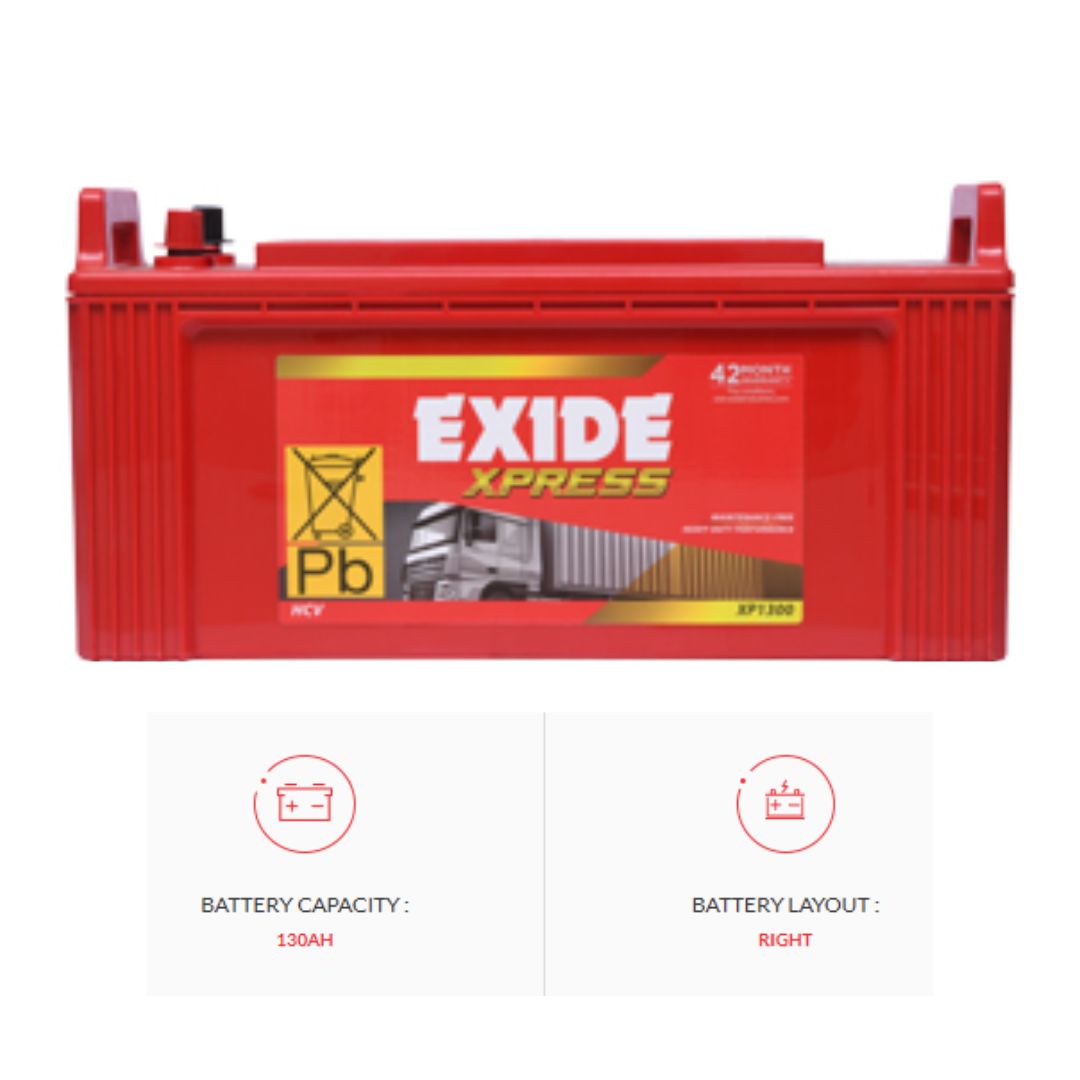 Exide 12V-130AH Automotive Battery - FXPO-XP1300 | AC GHAR