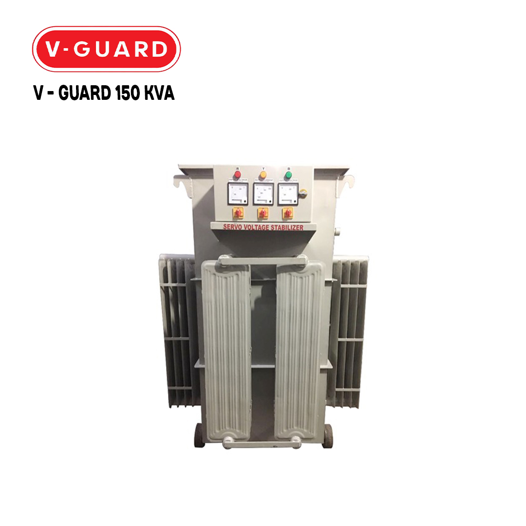 V-Guard 150 KVA Digital Voltage Stabilizer: 160V/460V | AC GHAR