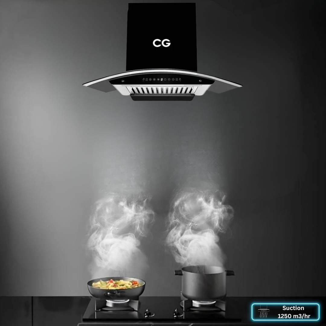 CG 90 cm Auto Clean Chimney - CG-CT190DB | AC GHAR