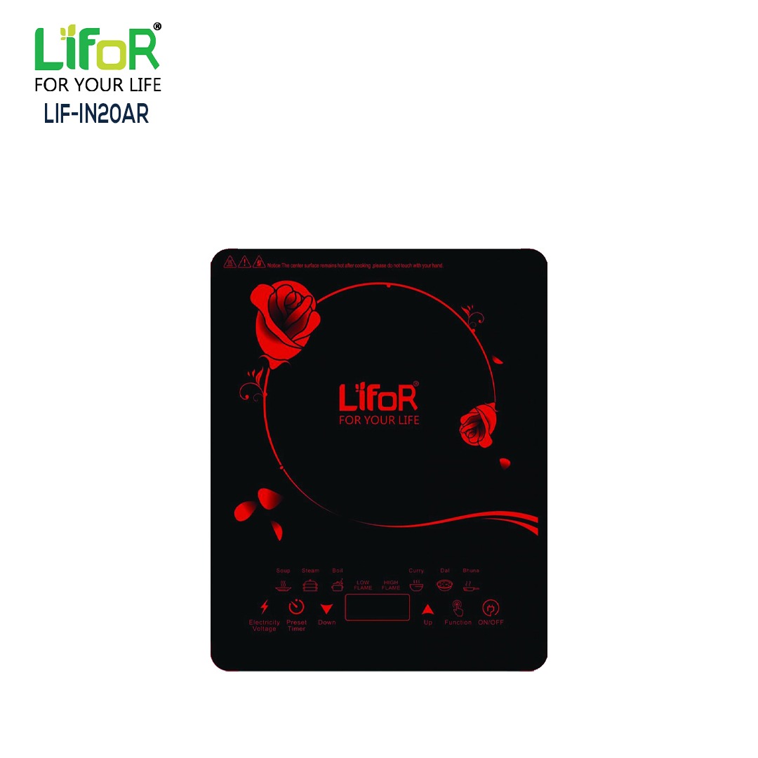 Lifor Induction Cooker Red - LIF-IN20AR | AC GHAR