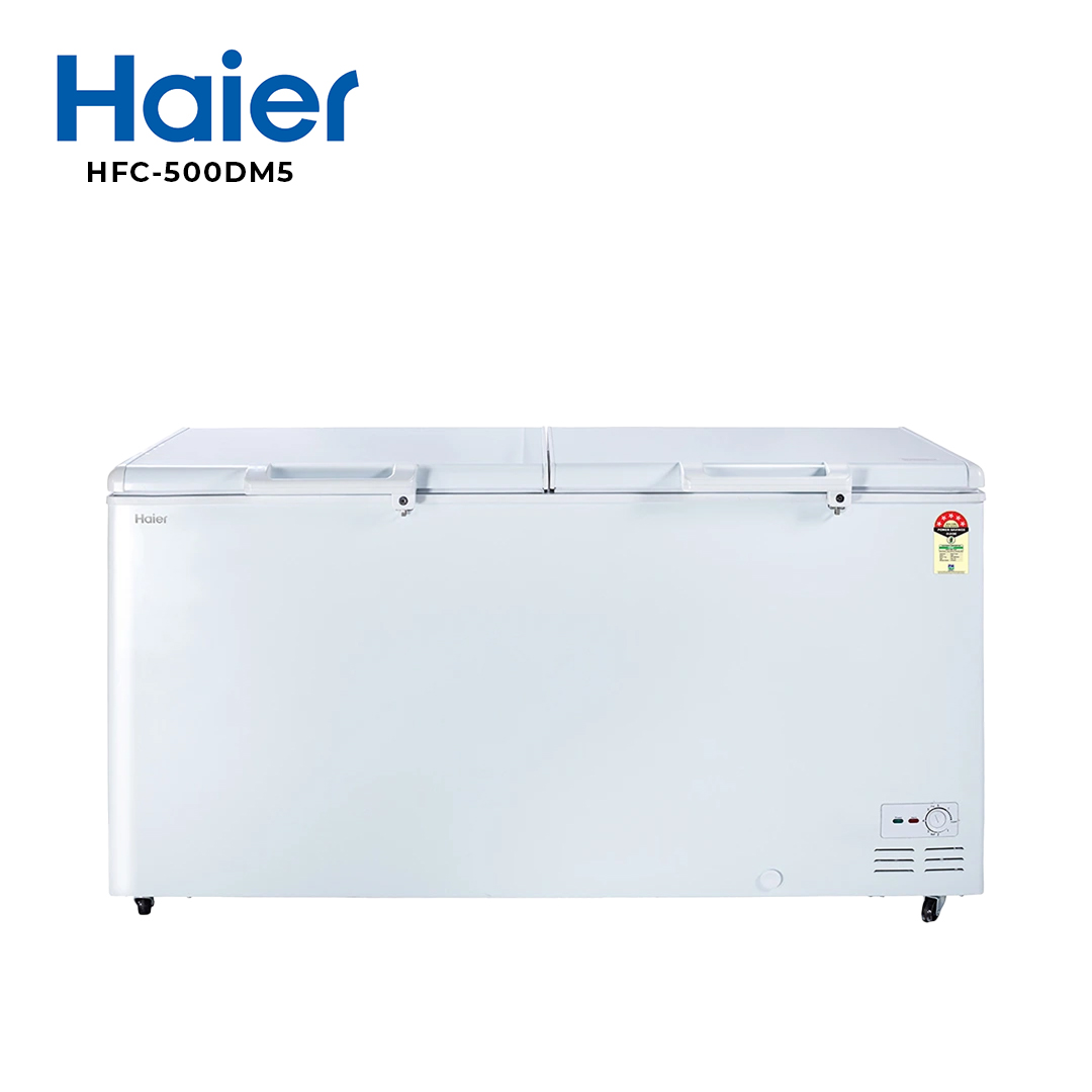 Haier 500 Liters Hard Top Chest Freezer – HFC-500DM5 | AC GHAR