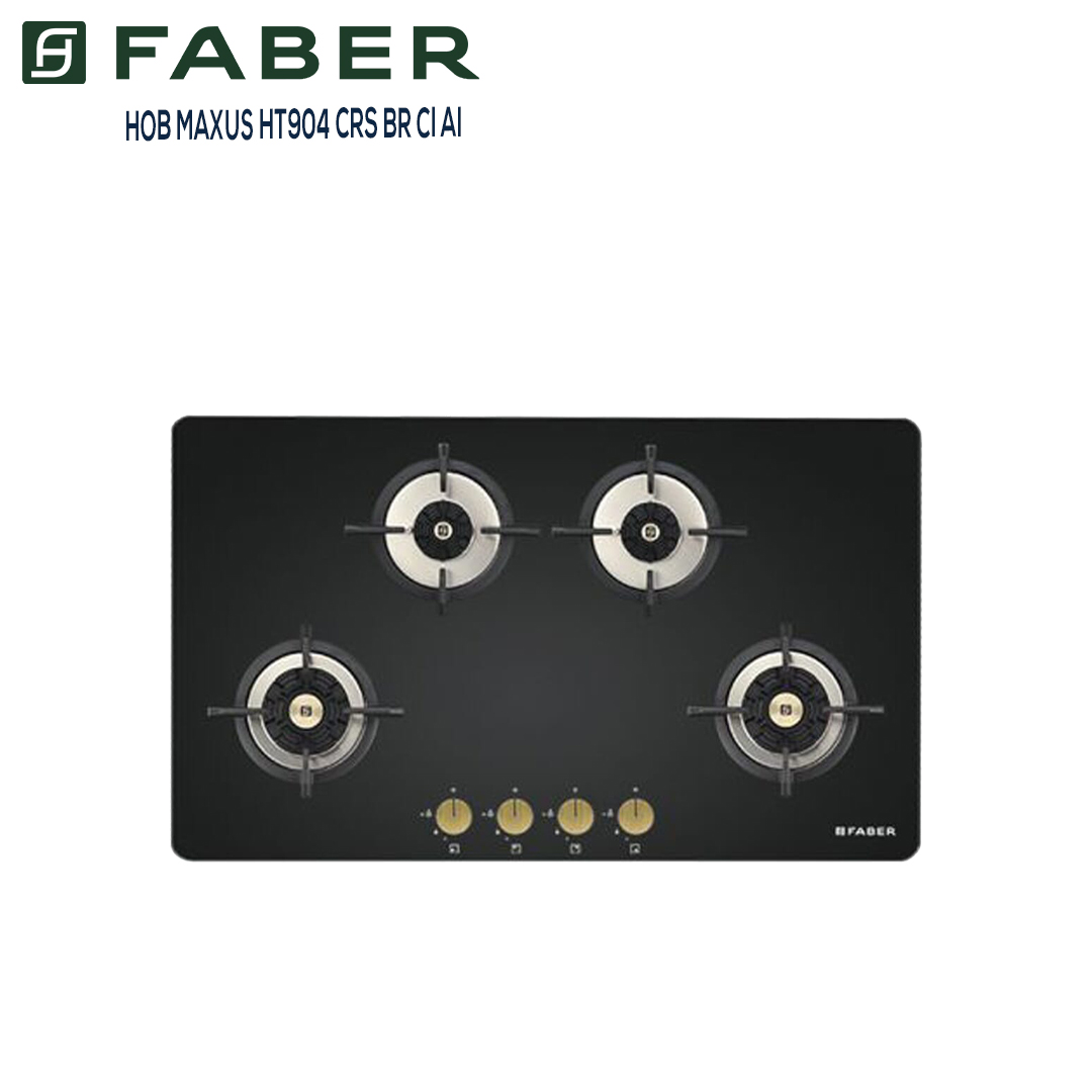 Faber Hob Maxus HT904 CRS BR CI AI Gas Stove | AC GHAR