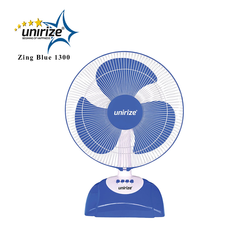 Unirize 1300 RPM ZING TABLE FAN - Zing Blue 1300 | AC GHAR