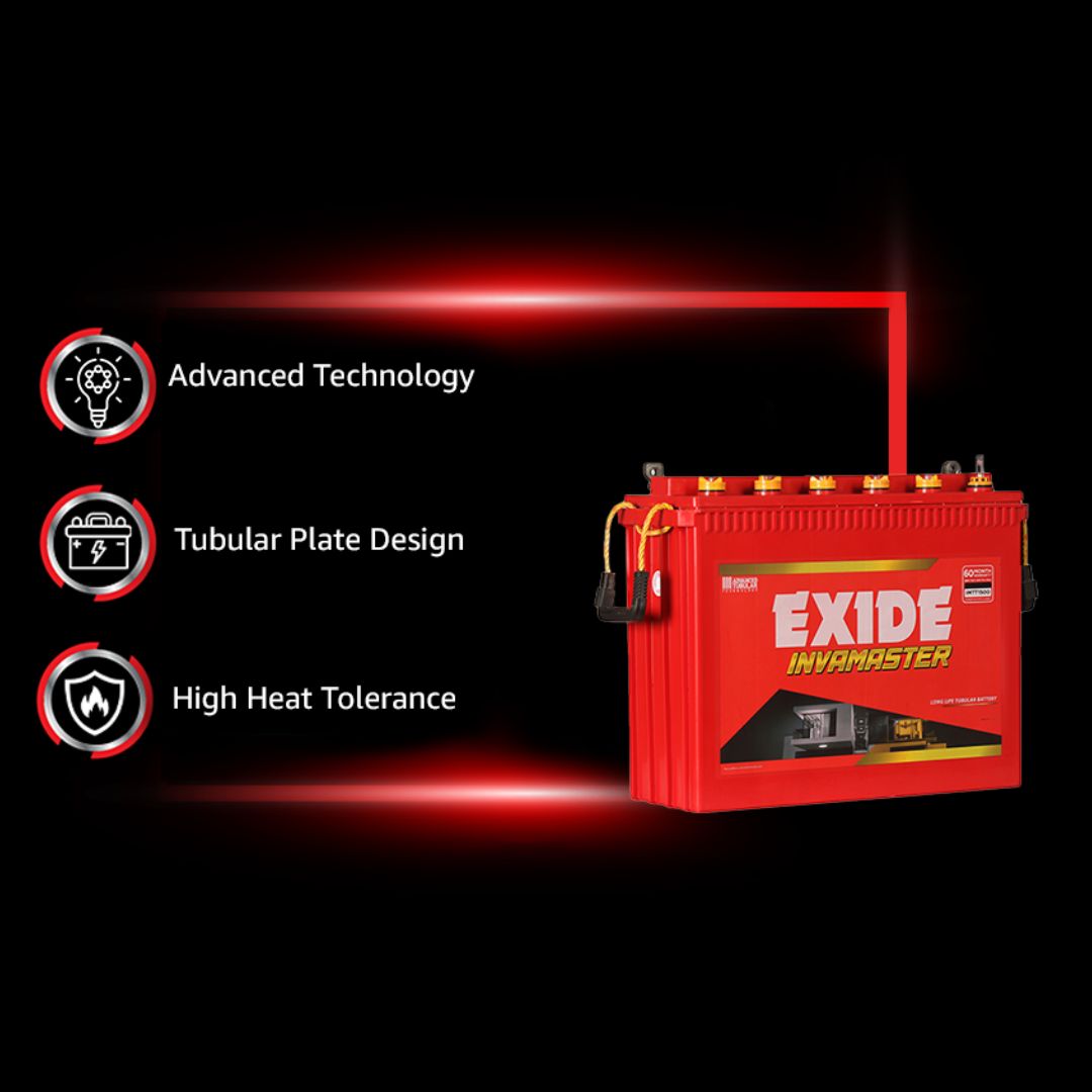 Exide 12V-100AH Inverter Tubular Battery - FEMI-IMST1000 | AC GHAR