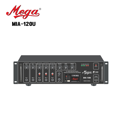 Mega MIA 120U P.A Medium Power Mixer Amplifier | AC GHAR
