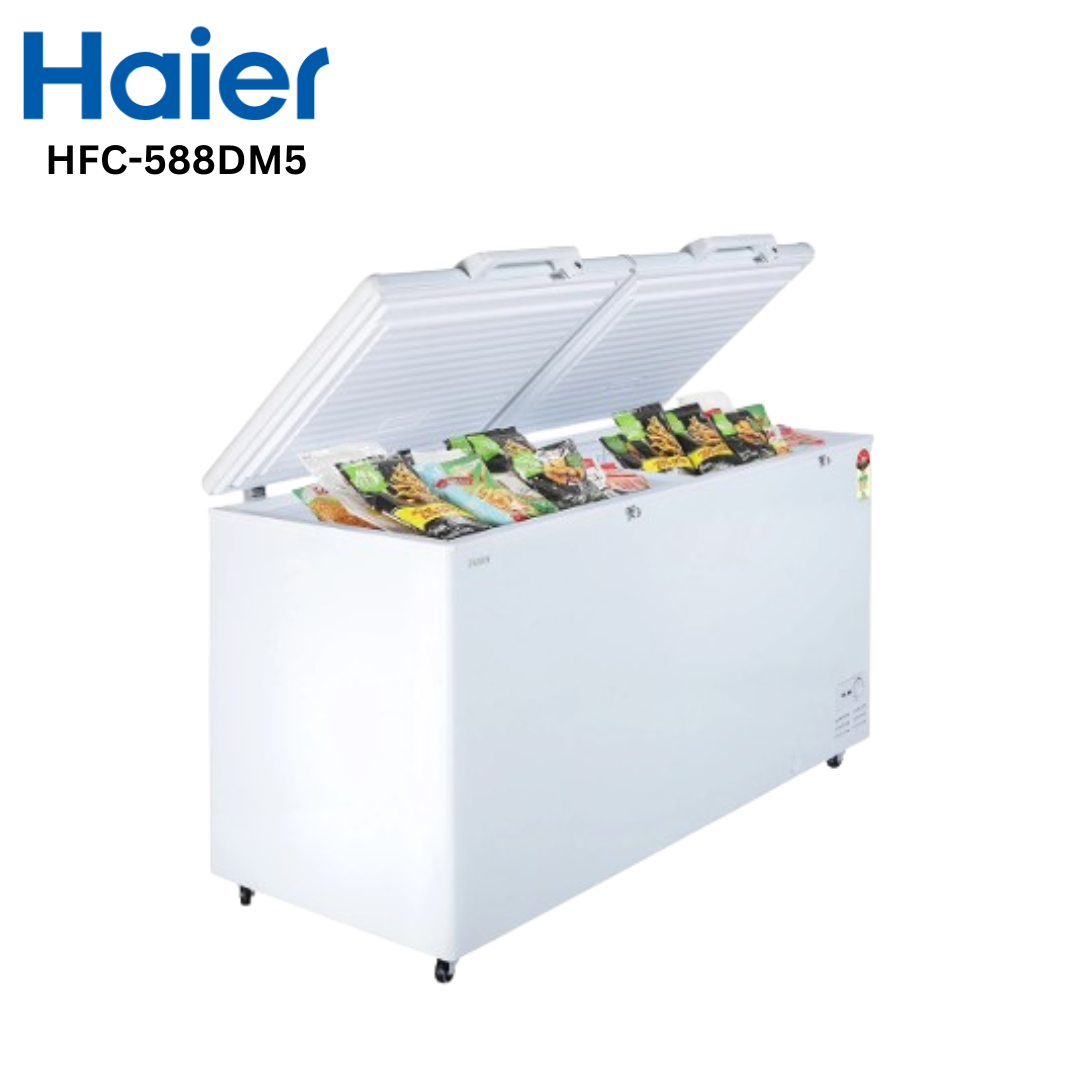 Haier 588 Liters 5 Star Double door Hard Deep freezer | AC GHAR