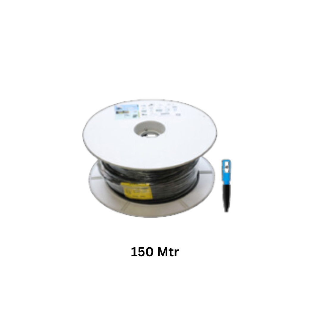 Geneta 150 Mtr Single Core Fiber with Connector - GNT-5815G | AC GHAR