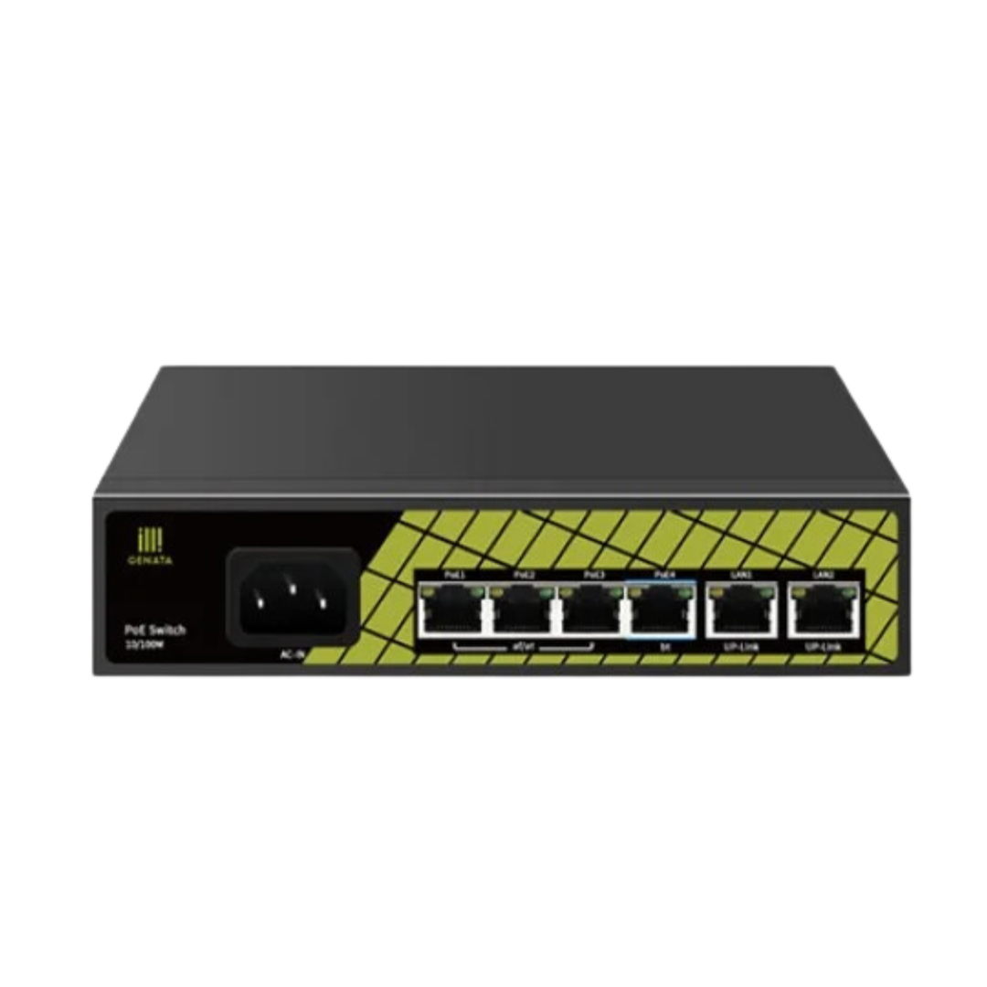 Genata 4+2 Port PoE Switch - GNT-P9206EB | AC GHAR
